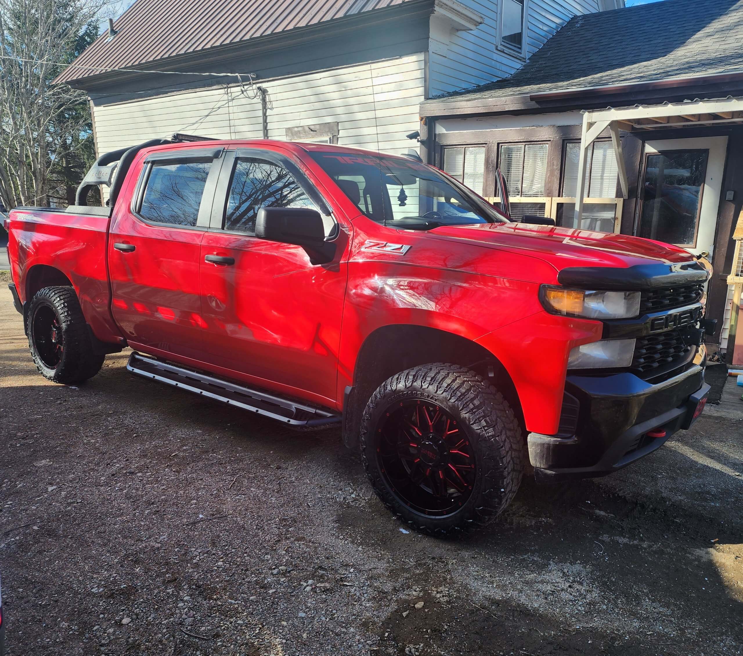 2020 Chevrolet Silverado Trailboss with Custom Wheels & Tires