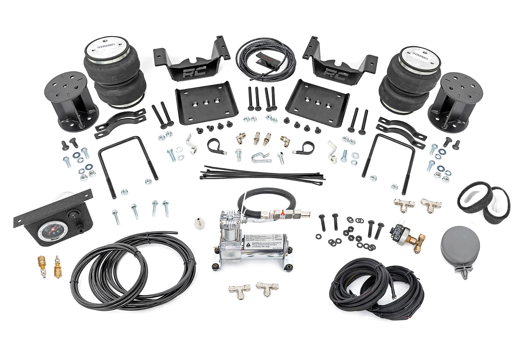 Air Spring Kit w/compressor | 5 Inch Lift Kit | Chevy/GMC 1500 (07-18 ...
