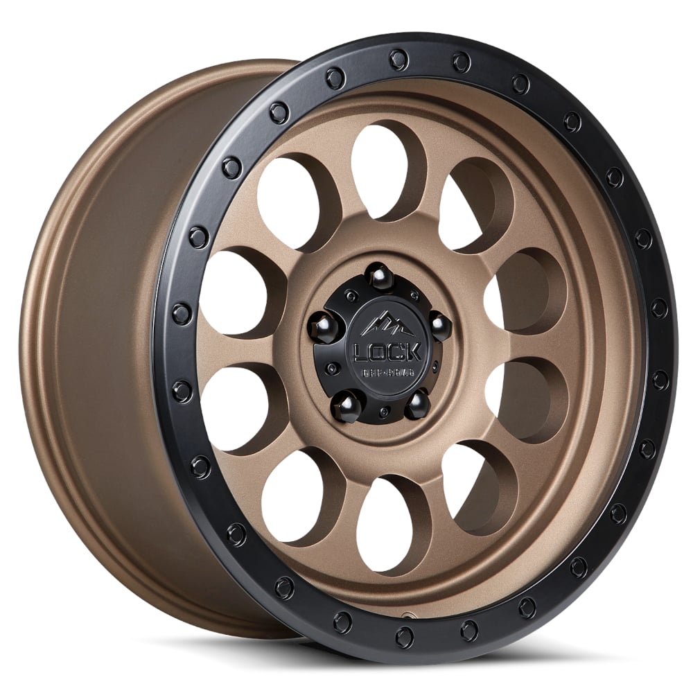 Lock Offroad Wheels 50Cal Bronze/Tan Wheel 20x9 5x5 - Off-Road Rim ...
