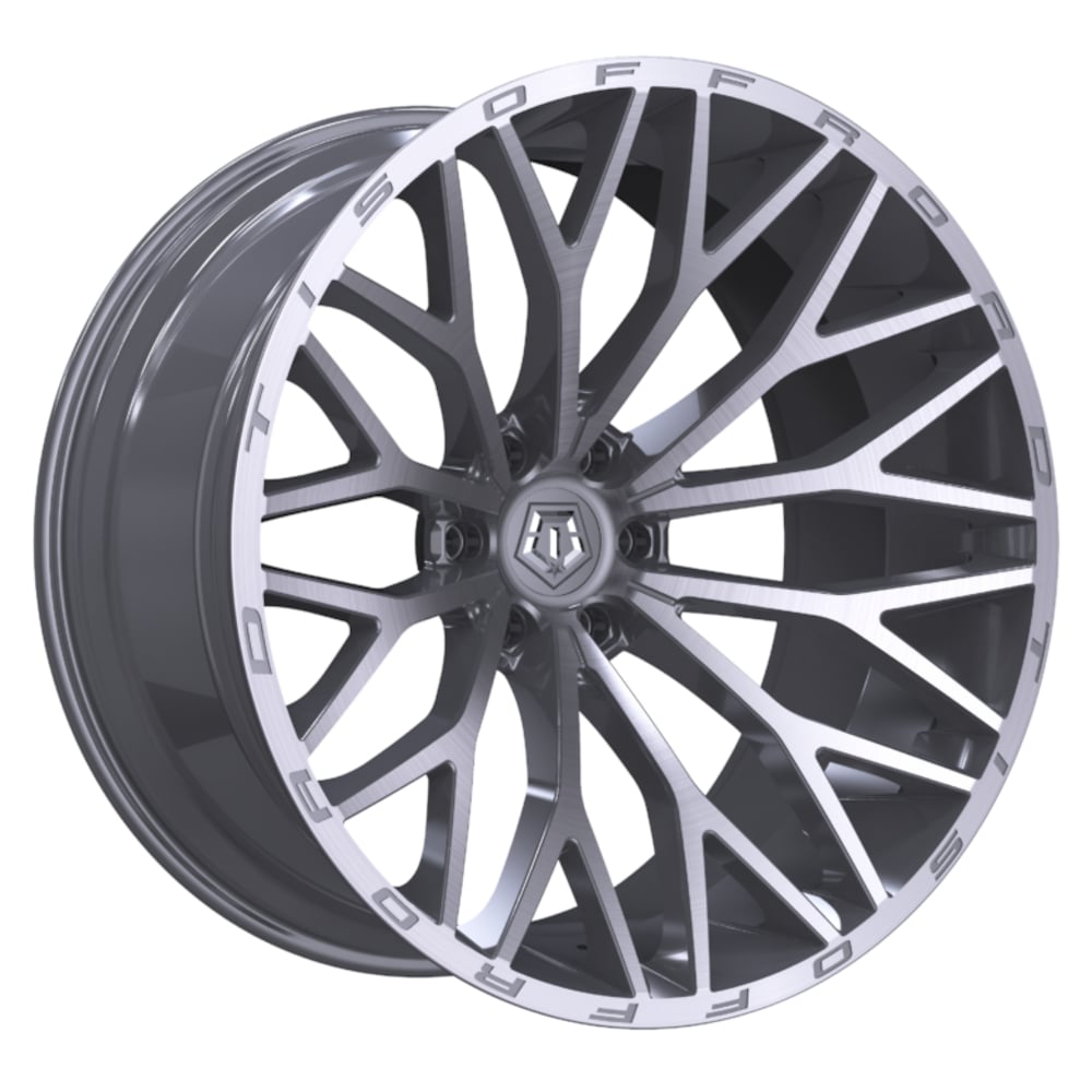 TIS 566BSM Brushed Wheel 20x9 +18 6x135 - Off-Road Rim Financing