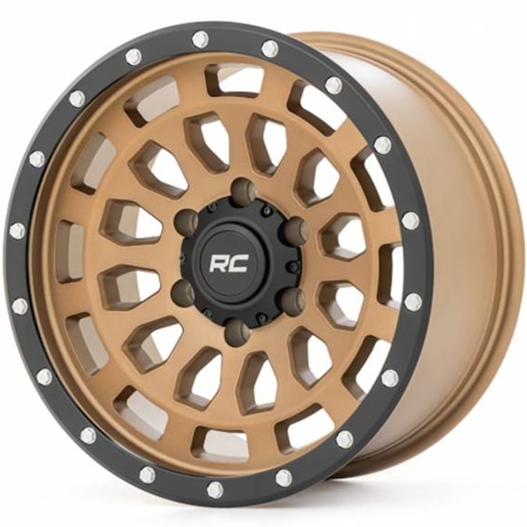 Rough Country 87 Series Bronze/Tan Wheel 17x8.5 6x135 - Off-Road Rim ...