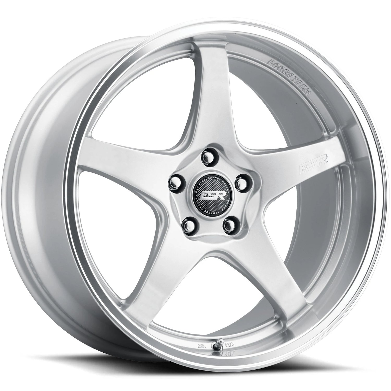 ESR AP5 Gray/Silver Wheel 18x9.5 +35 5x100 - Off-Road Rim Financing