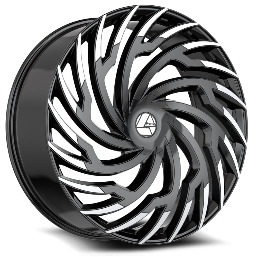 Azara AZA-536 Black Wheel 24x9 +15 Blank - Off-Road Rim Financing