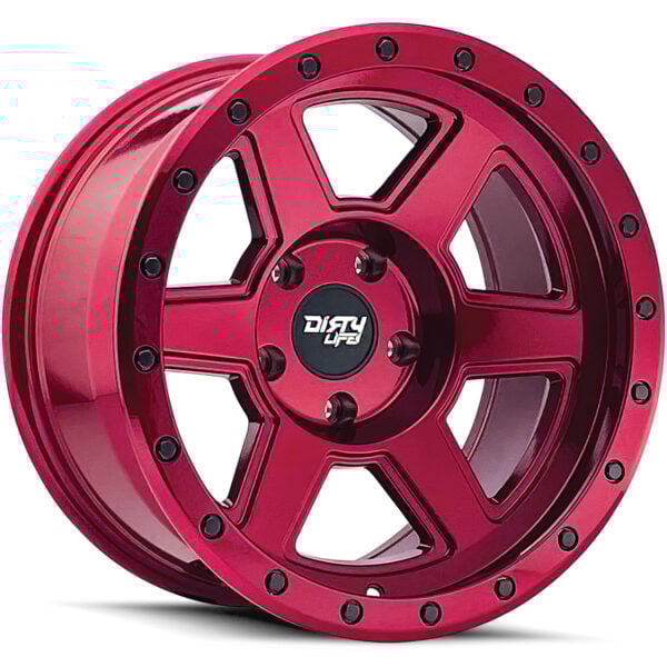 Dirty Life Compound Red Wheel 17x9 -38 5x5 - Off-Road Rim Financing