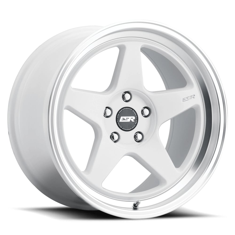 ESR CR5 White Wheel 18x9.5 +35 5x4.75 - Off-Road Rim Financing