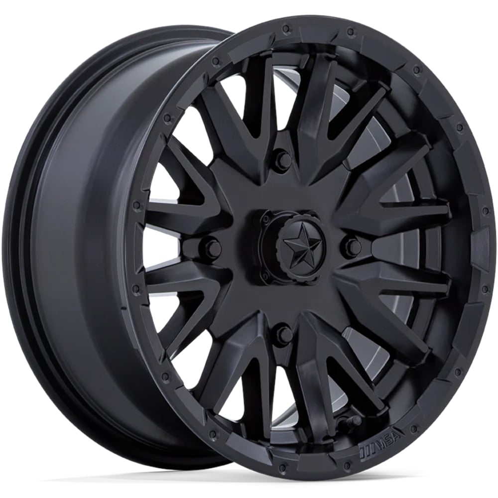 MSA Creed Black Wheel 16x7 +10 4x110 - Off-Road Rim Financing