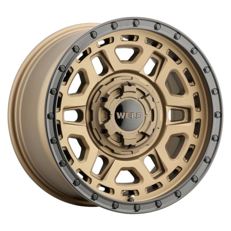 Weld Off-Road Crux Bronze/Tan Wheel 22x10 -18 5x5 - Off-Road Rim Financing