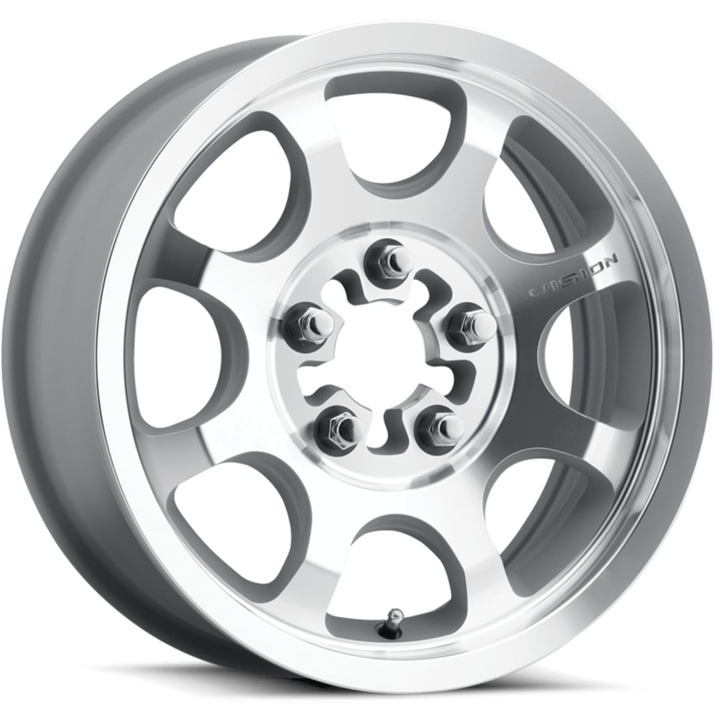 Vision Flow UTV Gray/Silver Wheel 15x6 +26 4x137 - Off-Road Rim Financing