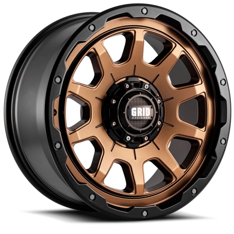 Grid GD15 Bronze/Tan Wheel 17x9 5x5 - Off-Road Rim Financing