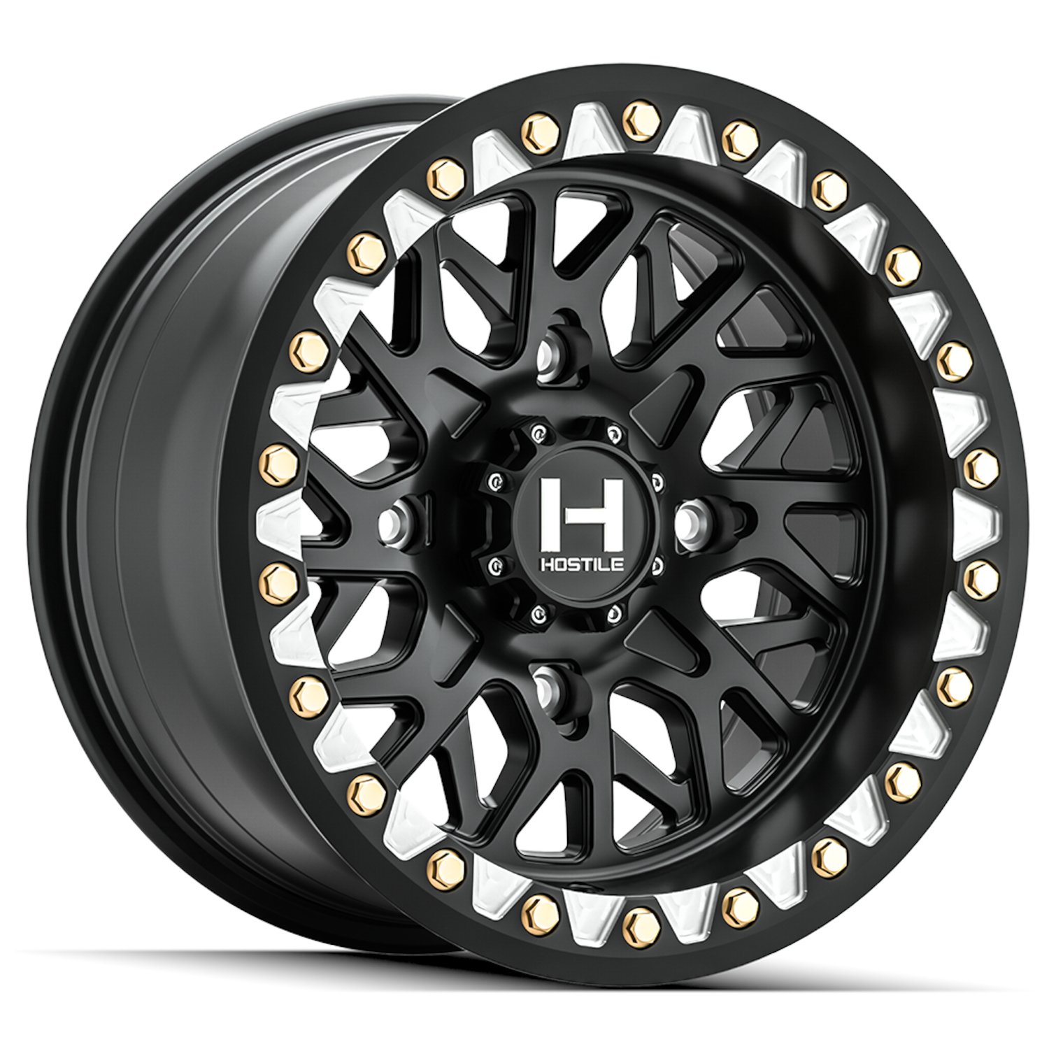 Hostile UTV H333 Black Wheel 15x7 +13 5x4.5 - Off-Road Rim Financing