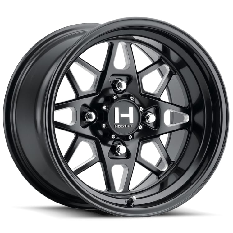 Hostile UTV HF14 Black Wheel 15x10 4x156 - Off-Road Rim Financing