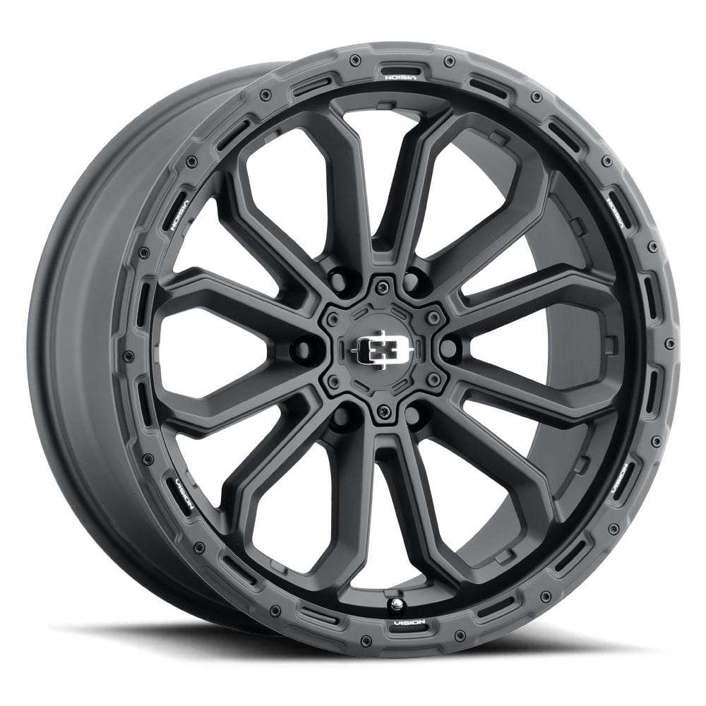 Vision Korupt Black Wheel 18x9 +12 6x120 - Off-Road Rim Financing