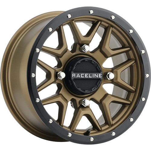 Raceline Krank Bronze/Tan Wheel 15x7 +10 4x137 - Off-Road Rim Financing