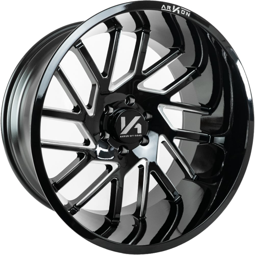 ARKON OFF-ROAD Mandela Black Wheel 22x12 -51 5x5.5 - Off-Road Rim Financing