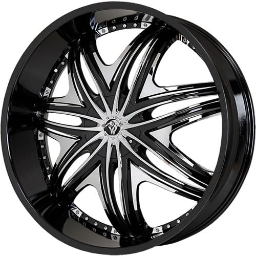 Diablo Morpheus Black Wheel 24x10 +12 - Off-Road Rim Financing