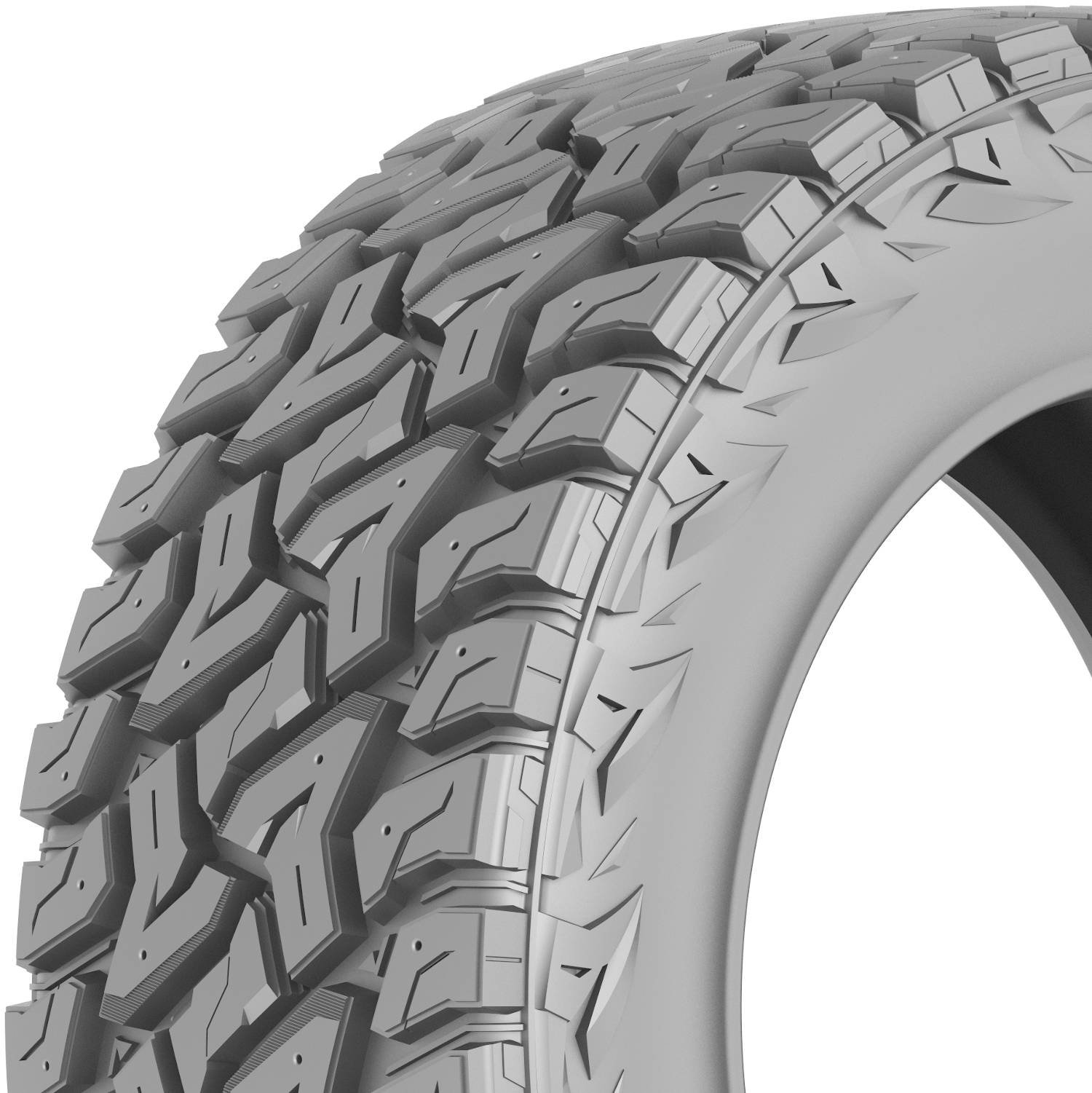 Predator New Mutant X-RT Hybrid AT/MT 275/55/20 Tire - Off-Road Rim ...