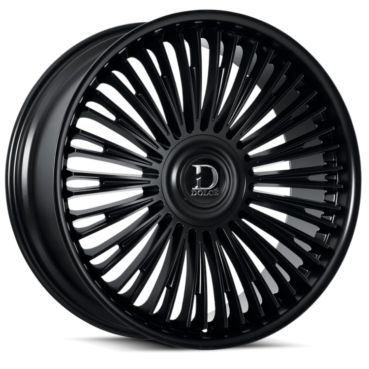 Dolce Luxury Razzo Black Wheel 24x10 +25 - Off-Road Rim Financing