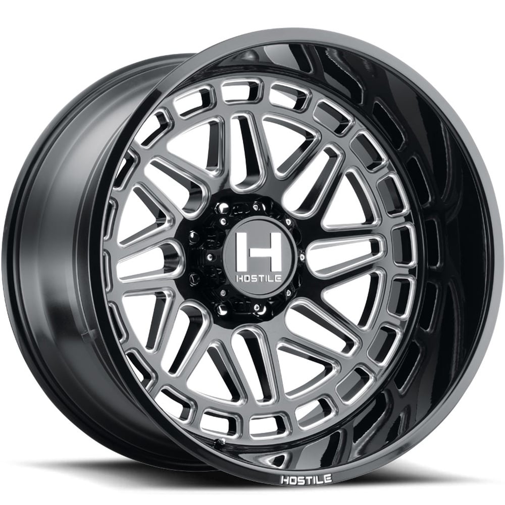 Hostile Reaper Black Wheel 24x14 -76 8x170 - Off-Road Rim Financing