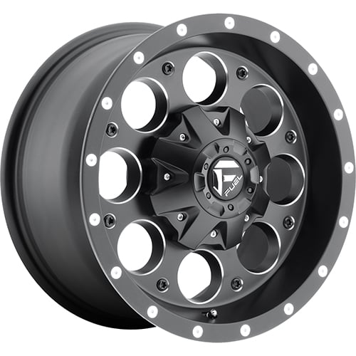 Fuel Revolver Black Wheel 16x8 +1 6x5.5 - Off-Road Rim Financing