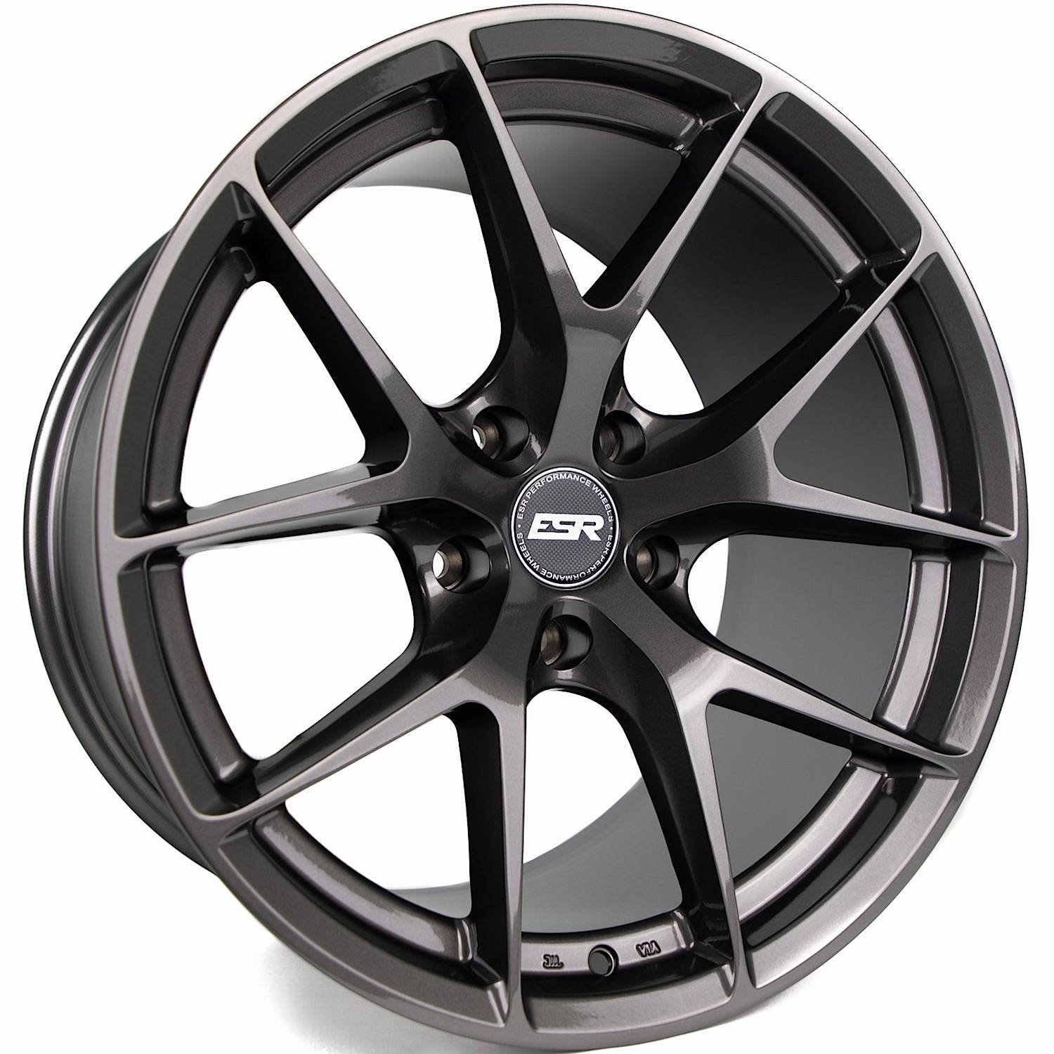 ESR RF2 Gray/Silver Wheel 18x10.5 +22 5x120 - Off-Road Rim Financing