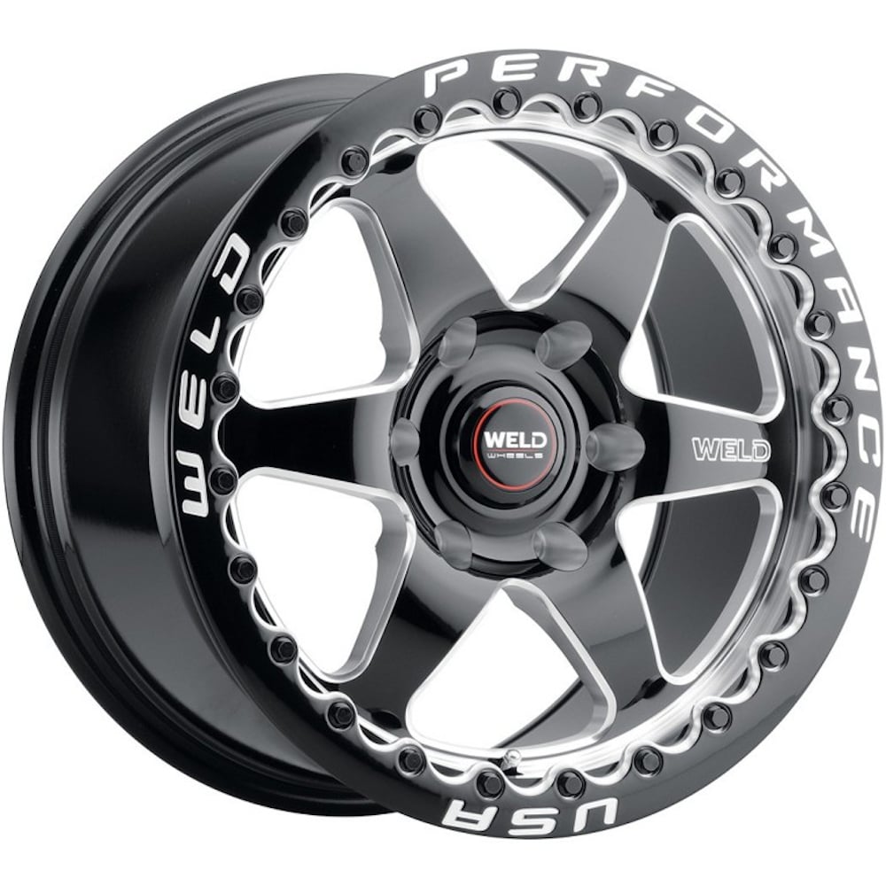 Weld Racing Ventura 6 Beadlock Black Wheel 17x10 +42 6x135 - Off-Road ...