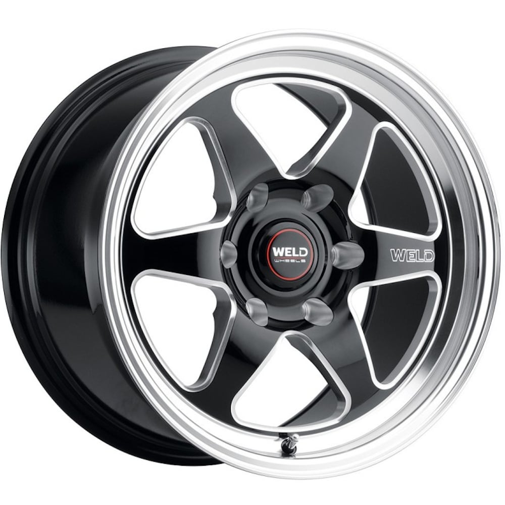Weld Racing Ventura 6 Drag Black Wheel 20x5 -13 6x5.5 - Off-Road Rim ...