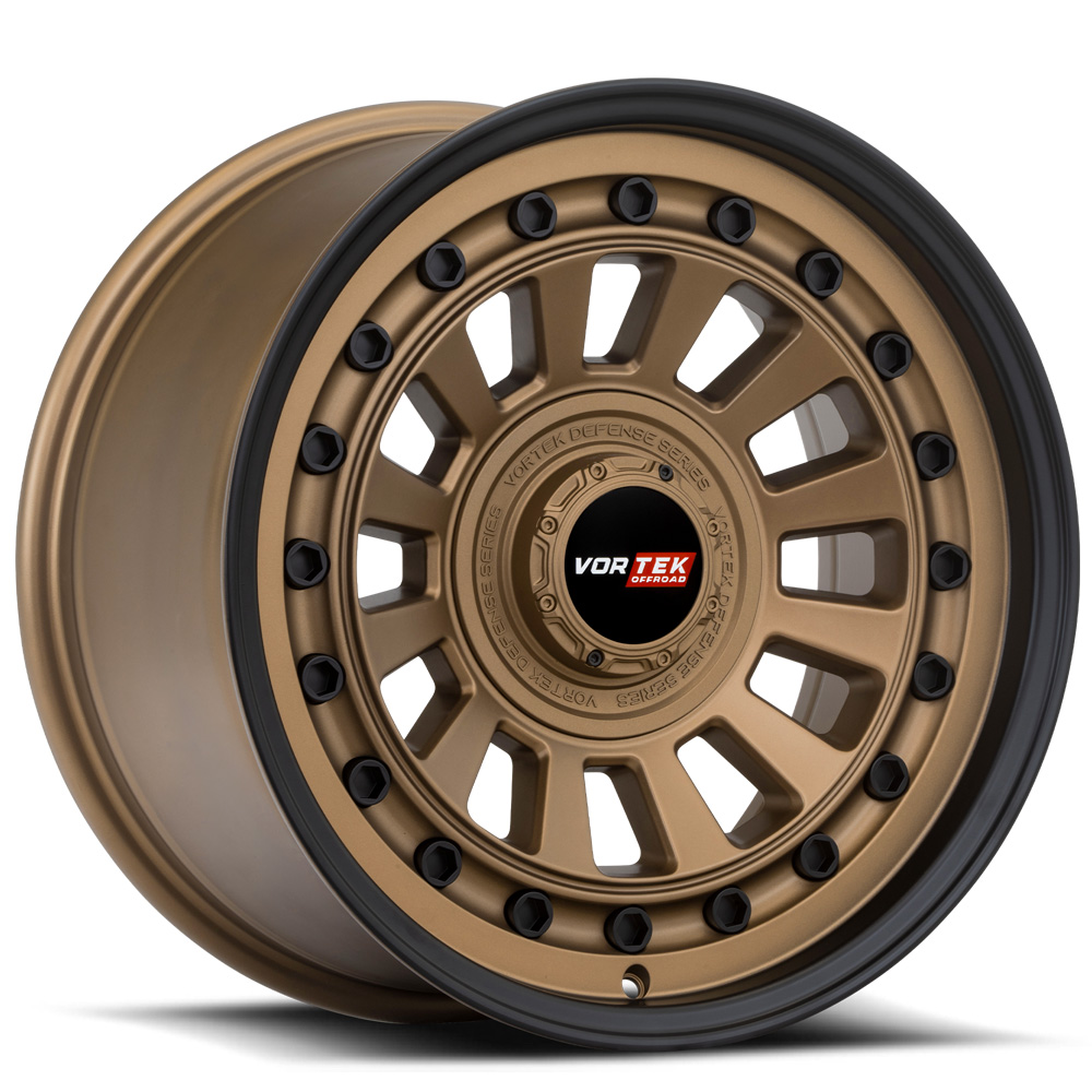 Vortek VRD-702 Bronze/Tan Wheel 20x9.5 +12 6x120 - Off-Road Rim Financing