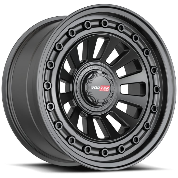 Vortek VRD-702 Black Wheel 17x9 +12 6x120 - Off-Road Rim Financing
