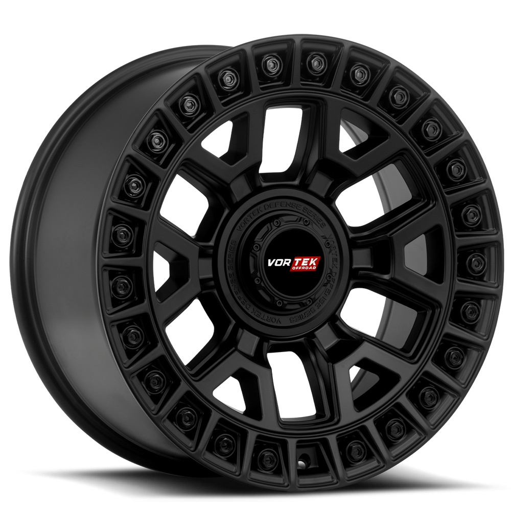 Vortek VRD-704 Black Wheel 17x9 +12 6x135 - Off-Road Rim Financing