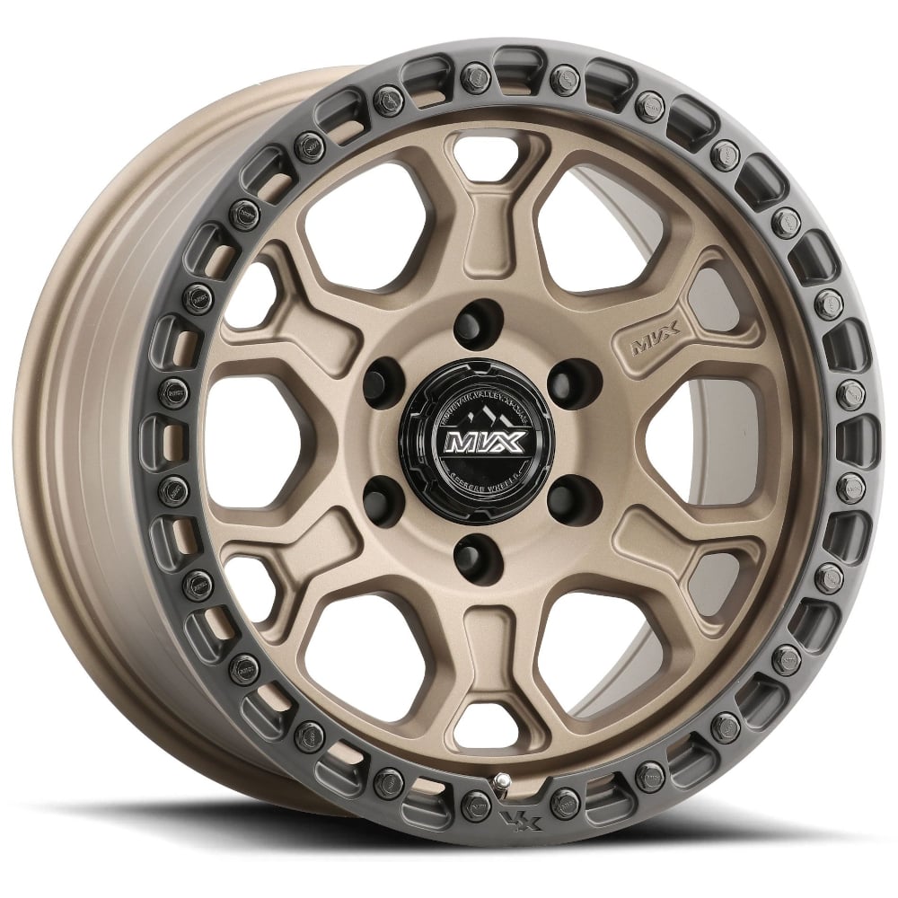 MVX Offroad VX62 Bronze/Tan Wheel 17x9 5x5 - Off-Road Rim Financing