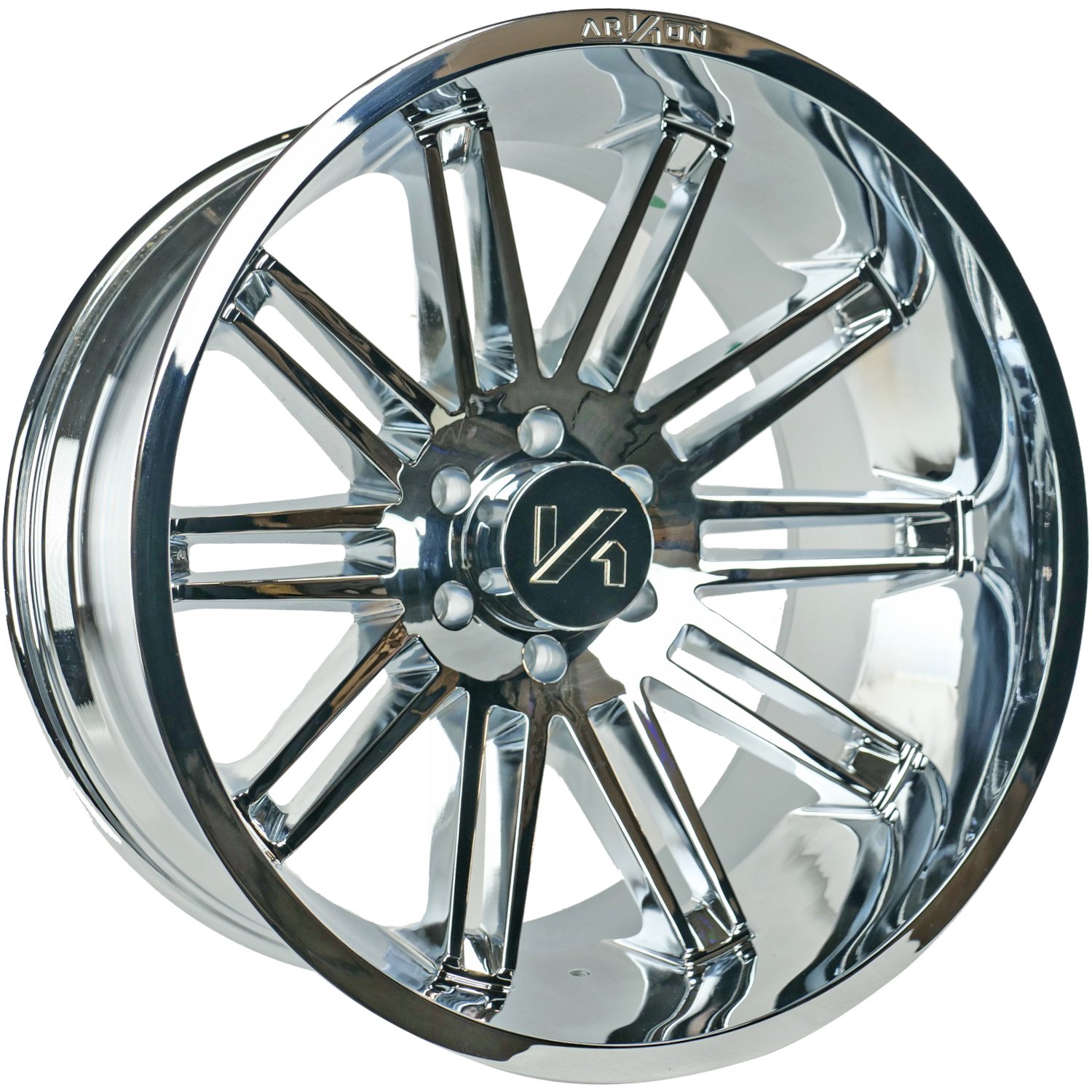 ARKON OFF-ROAD Churchill Chrome Wheel 22x12 -51 6x5.5 - Off-Road Rim ...