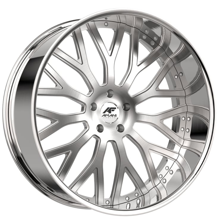Amani Forged Off-Road Sorleno Brushed Wheel 22x9 +32 5x112 - Off-Road ...