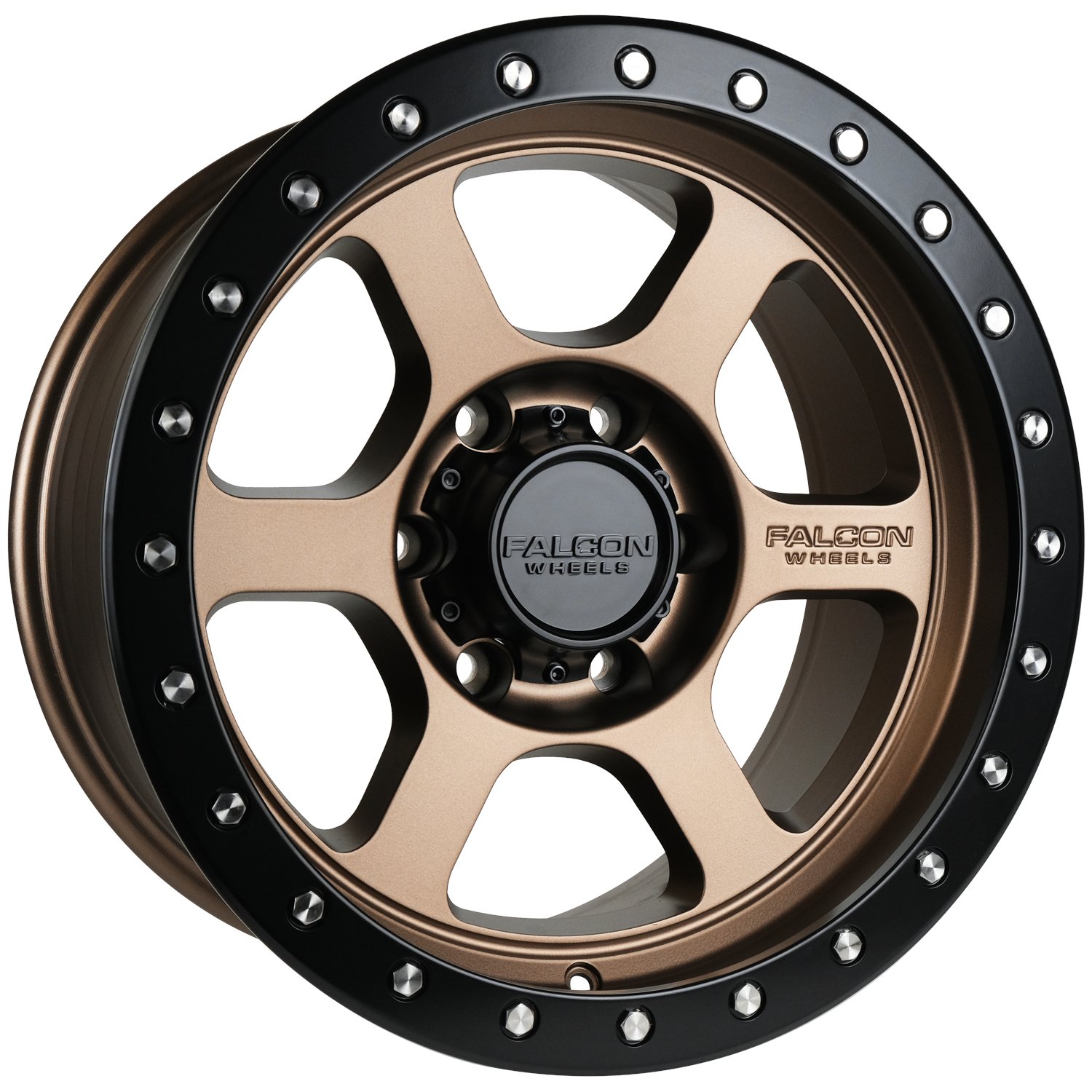 Falcon Off-Road T1 Bronze/Tan Wheel 17x9 -12 6x5.5 - Off-Road Rim Financing