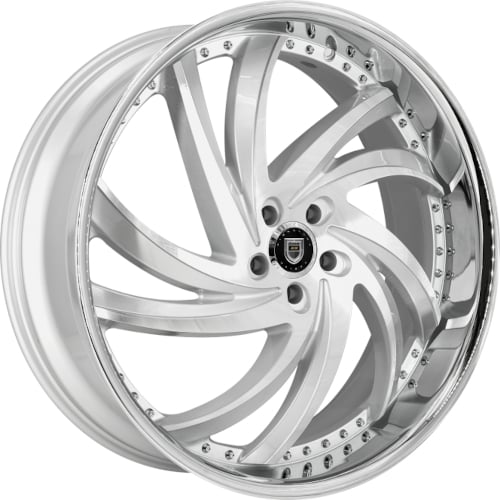 Lexani Turbine Gray/Silver Wheel 24x10 - Off-Road Rim Financing