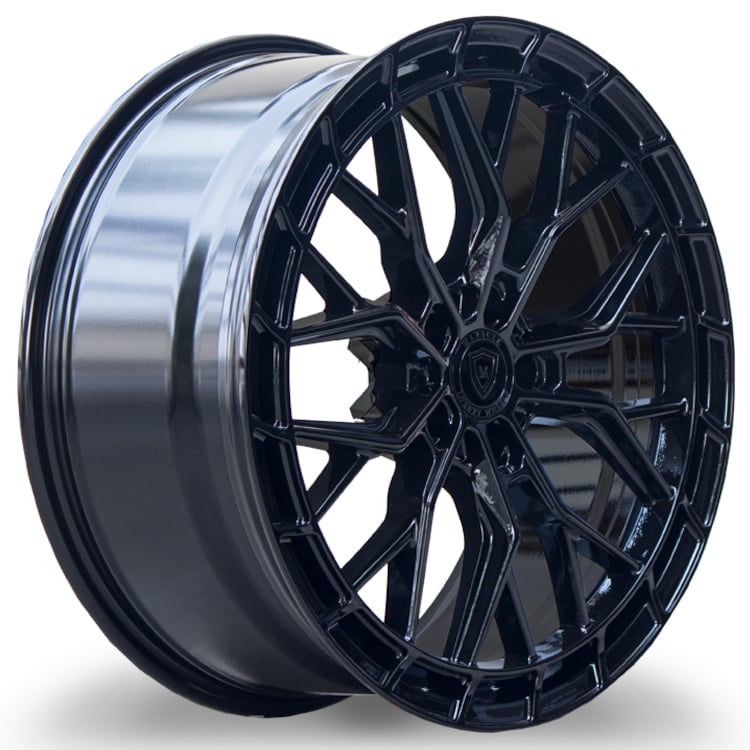 Marquee Luxury M1665 Black Wheel 20x9 +25 5x120 - Off-Road Rim Financing