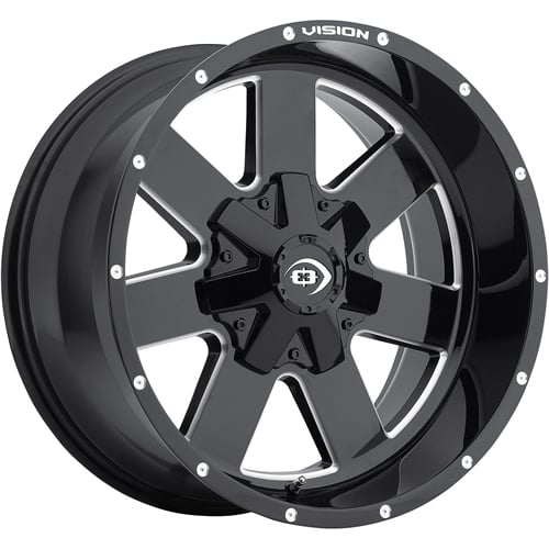 Vision ARC Black Wheel 20x9 +12 6x135 - Off-Road Rim Financing