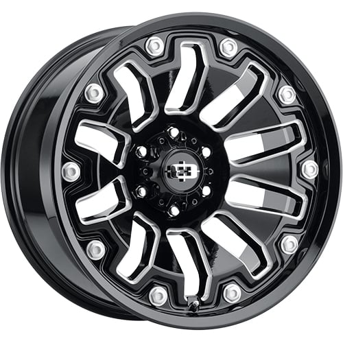 Vision Armor Black Wheel 18x9 -12 6x5.5 - Off-Road Rim Financing