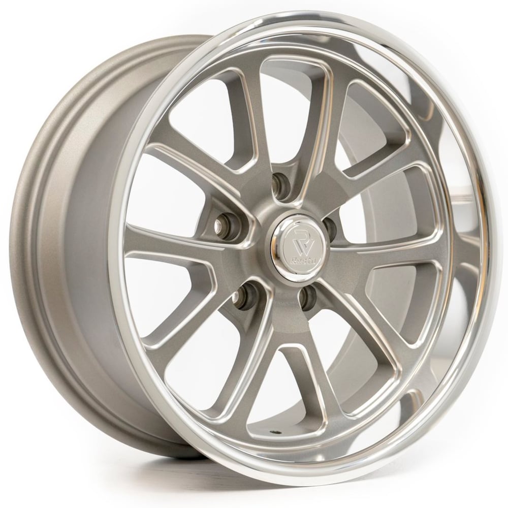 Resto Laguna Gray/Silver Wheel 17x9.5 +1 5x5 - Off-Road Rim Financing