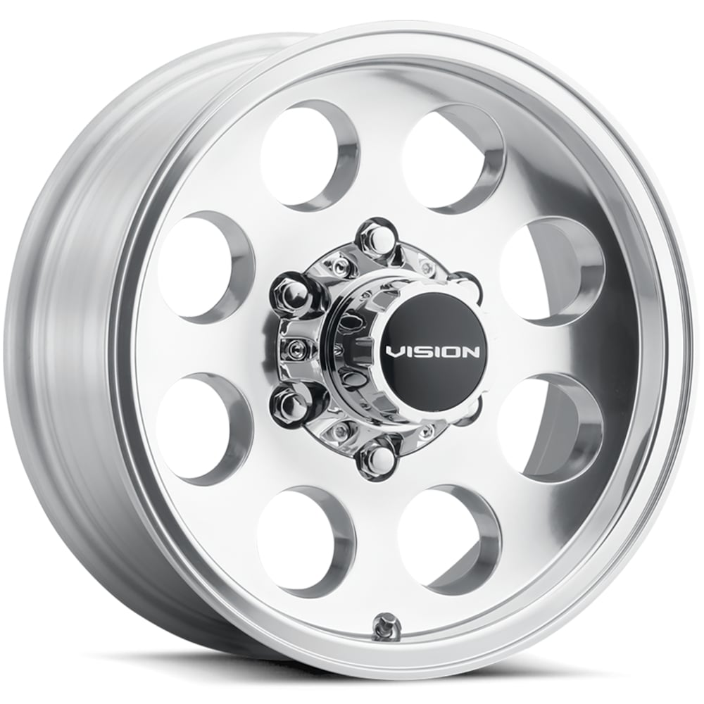 Vision Midway Polished Wheel 16x10 -25 6x5.5 - Off-Road Rim Financing