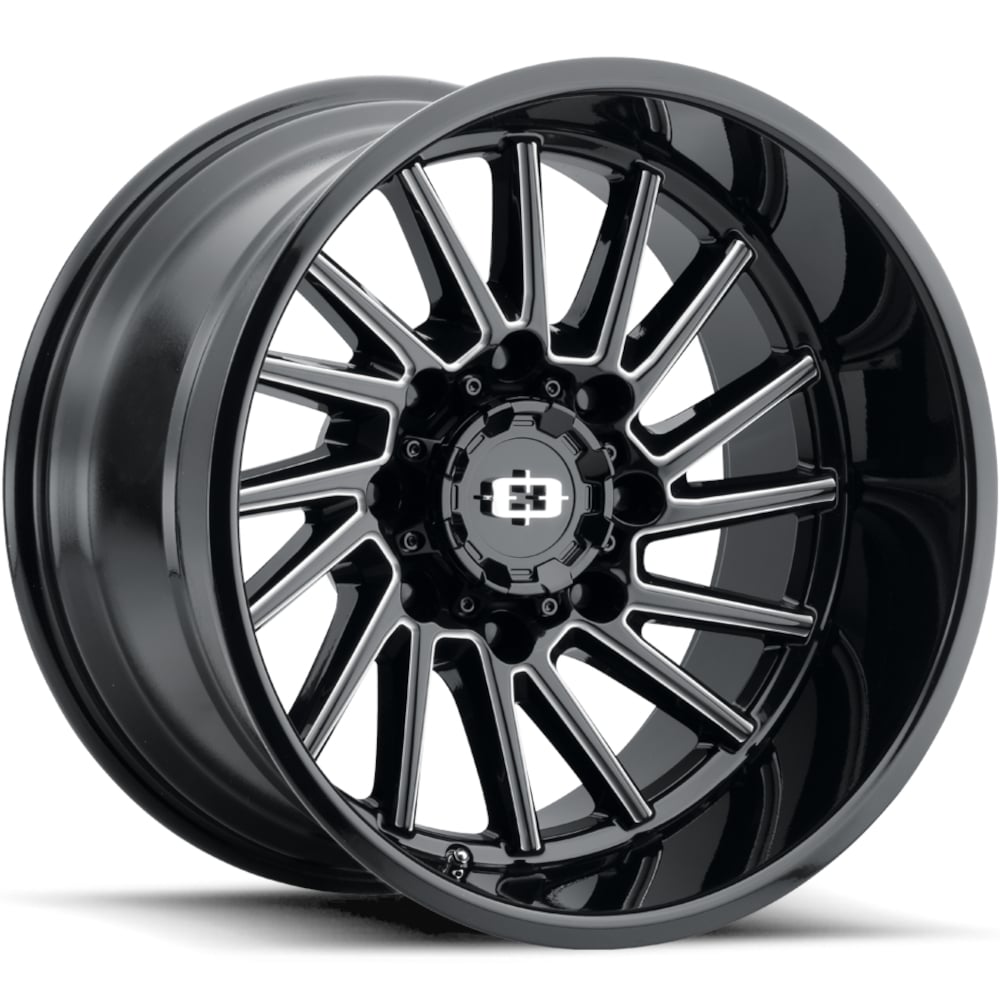 Vision Rapier Black Wheel 20x12 -51 8x170 - Off-Road Rim Financing
