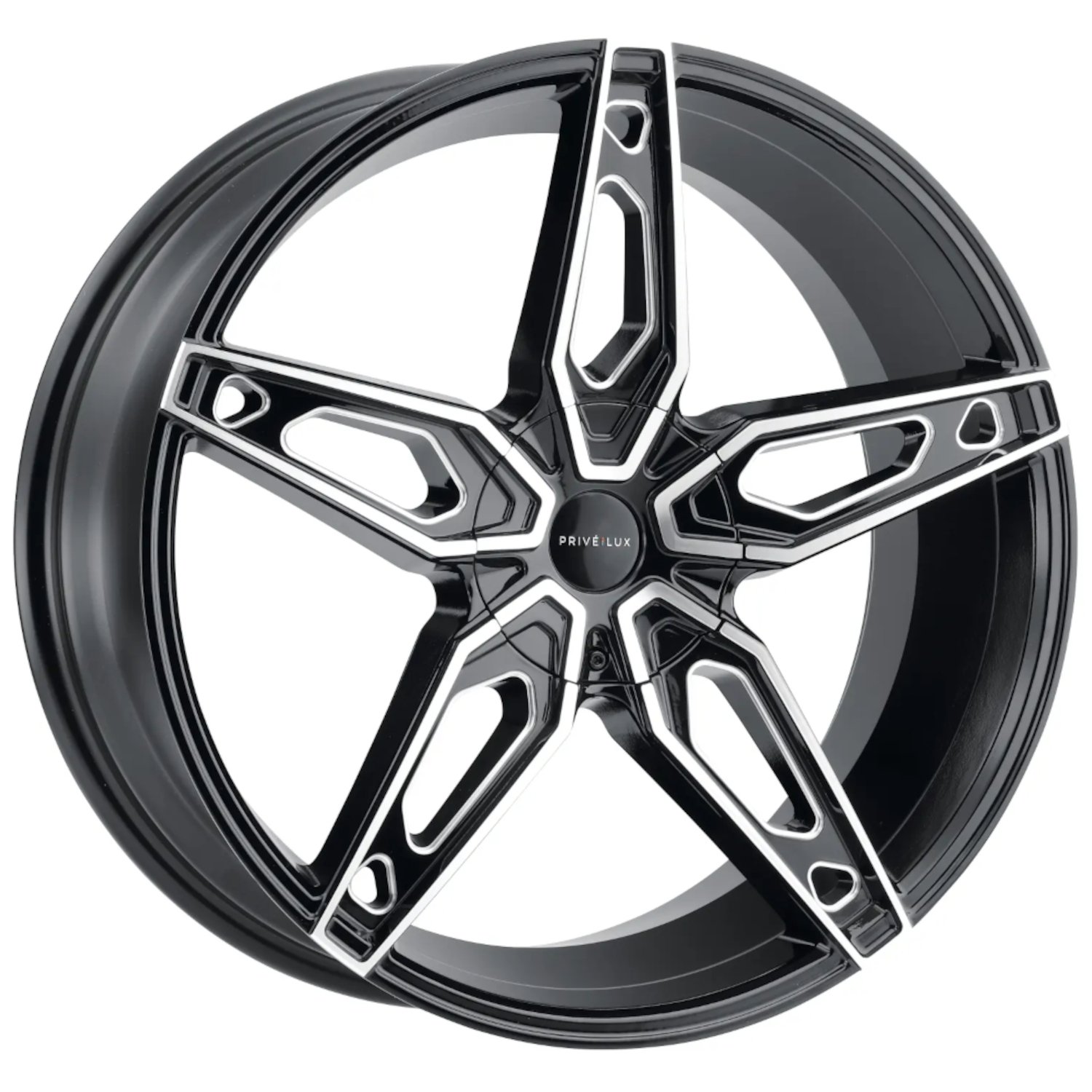 Privelux PL6 Black Wheel 20x8.5 +35 Blank - Off-Road Rim Financing