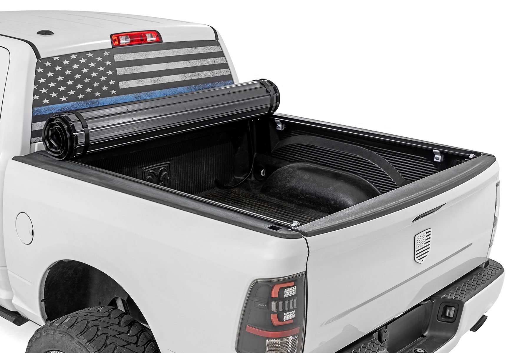 Hard Roll Up Bed Cover | 5'7" Bed | Ram 1500 (10-18)/2500 (10-25) | Off ...